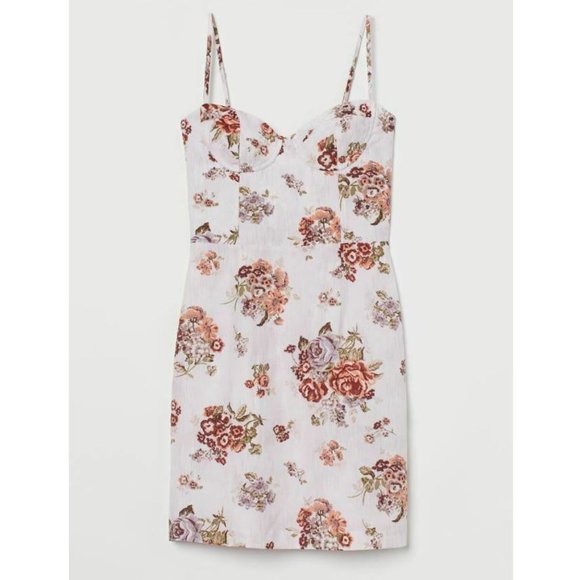 H&M | Dresses | Brock Collection X Hm Floral Xxl Mini Hot Collab Dress ...